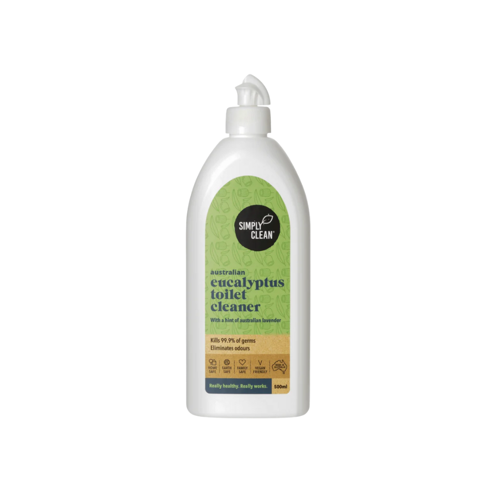 Simply Clean Toilet Cleaner Eucalyptus 500ml – Nourishing Apothecary